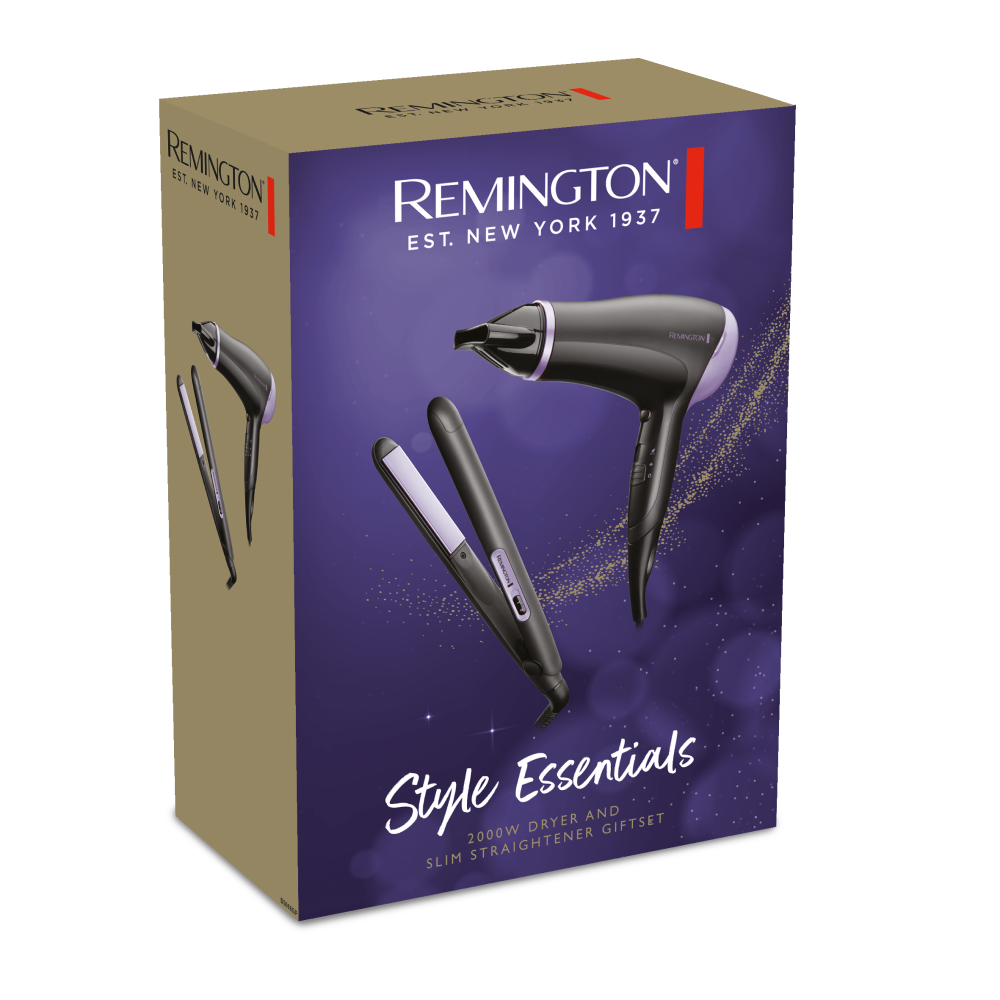 Gift Pack Style Essentials plancha y secador de cabello | Remington ...