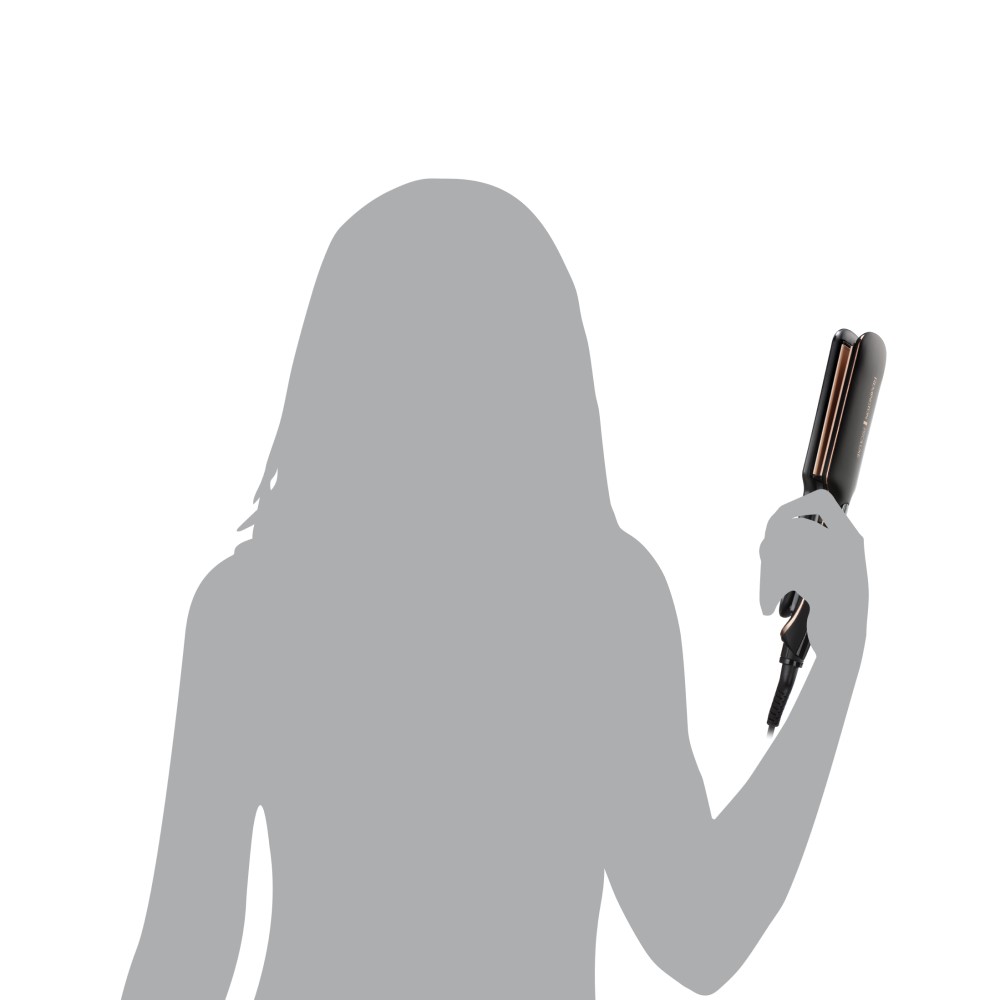 Remington PROluxe Midnight Wide Plate Hair Straightener | Remington